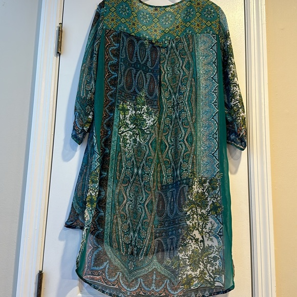 Dress Barn | Tops | Colorful Tunic With Tank Underneath Tunic Great For ...